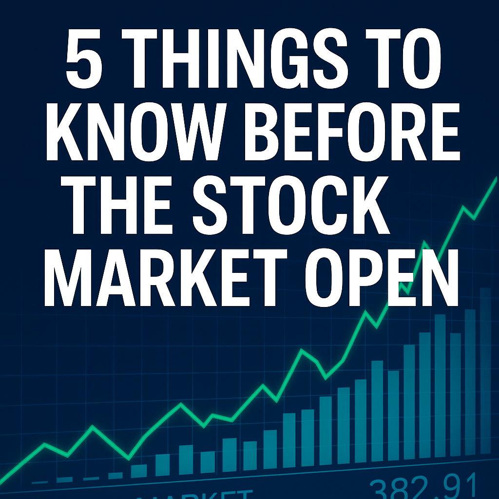 5 Things to Know Before the Stock Market Open - Intime Sky News